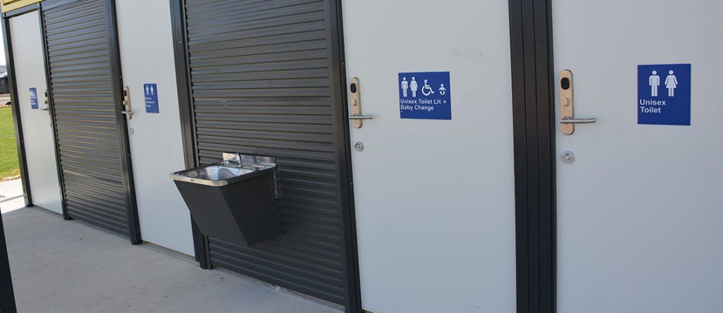 You won’t miss this restroom - Landmark Products