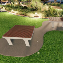 Nuvo Platform Bench - Landmark Products