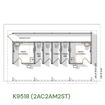 Evolution Restroom Series - Landmark Products