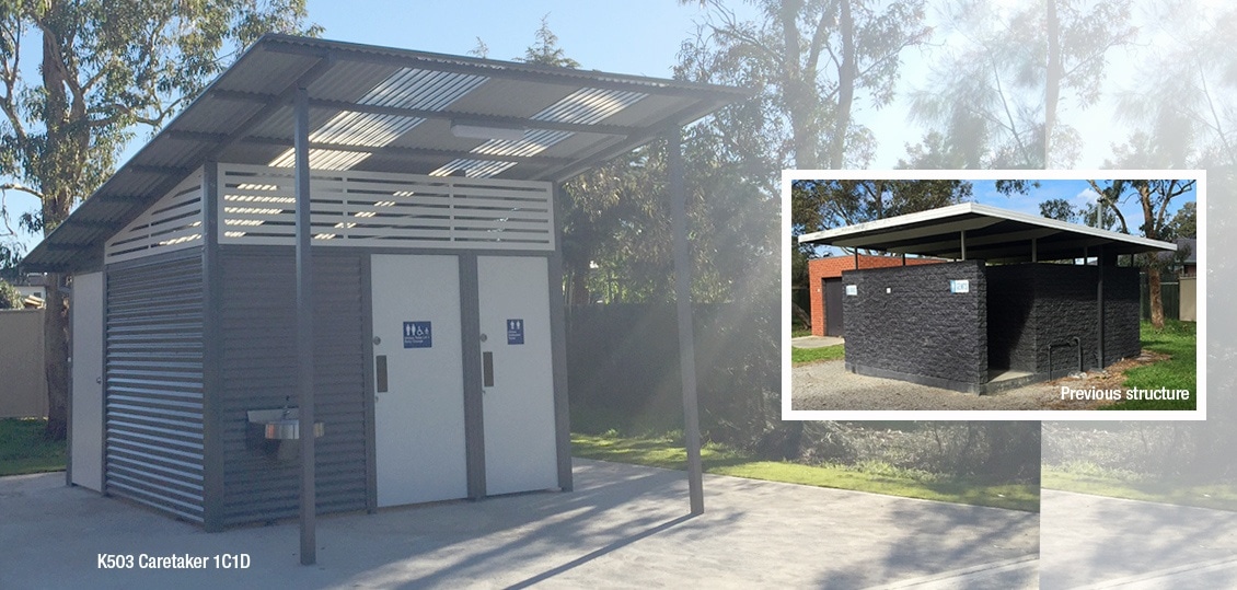 New park restroom is a stark contrast to old - Landmark Products