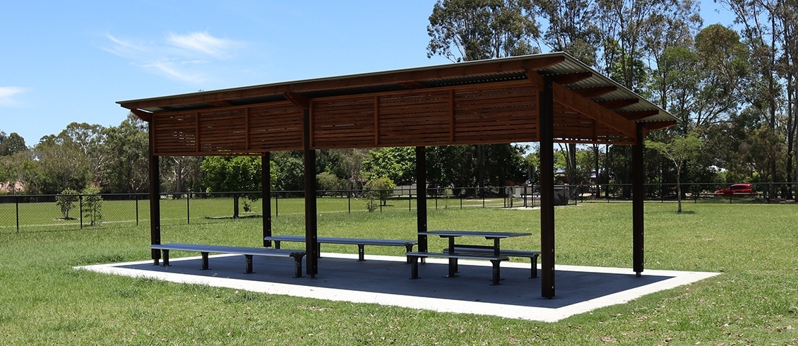 Shade for park-goers on the Bayside - Landmark Products