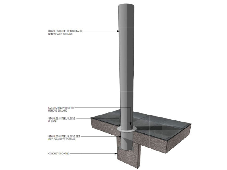 Removable Bollard - Landmark Products