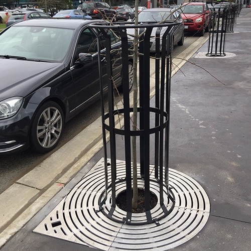 Steel Slatted Tree Guard - Landmark Products