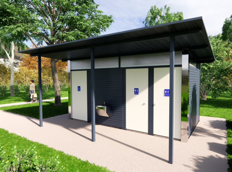 Modular Restrooms for Community & Public Use - Landmark Products