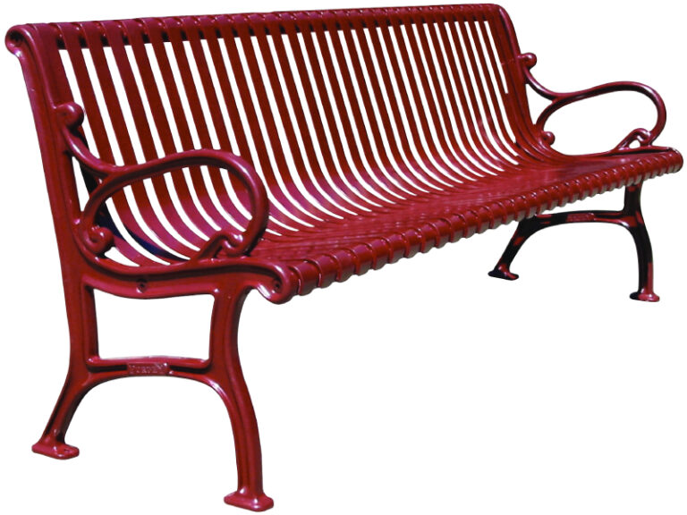 Steel Slatted Council Seating - Landmark Products